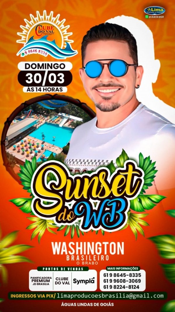 Washington Brasileiro no Club do Val Domingo 30/03 em Águas Lindas de ...