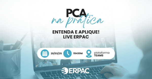 PCA na Prática: Entenda e aplique! - Live ERPAC - online - Sympla