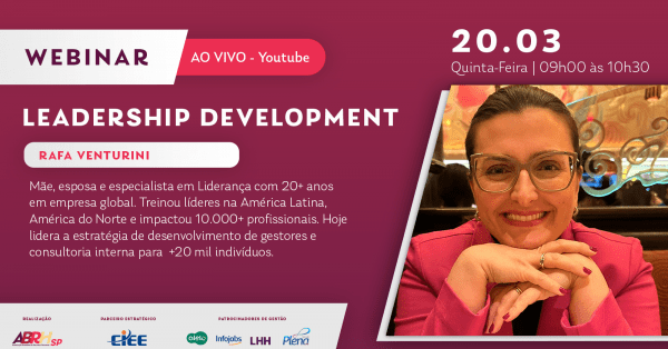 Webinar: Leadership Development - online - Sympla
