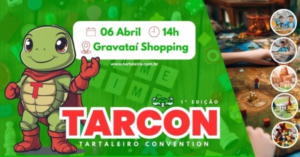 1ª TARCON - Tartaleiro Convention em Gravataí - Sympla