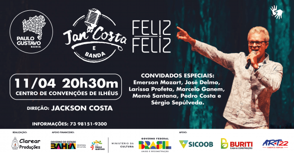 Show Musical Feliz, Feliz - MPB em Ilhéus - Sympla