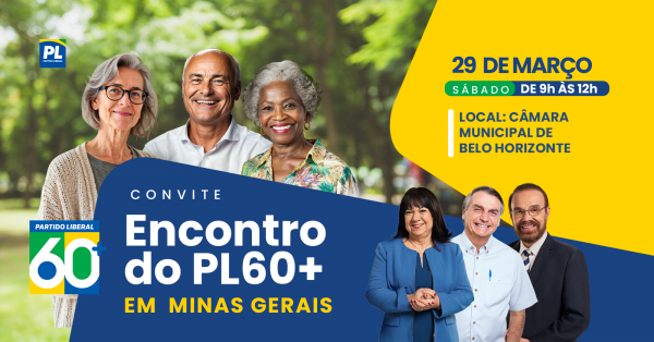 Encontro do PL60+ em Minas Gerais em Belo Horizonte - Sympla