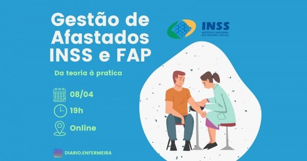 Curso Gestão de Afastados INSS e FAP - online - Sympla