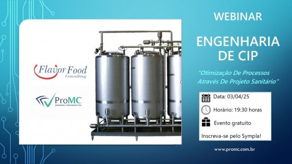 Webinar - Engenharia de CIP - online - Sympla