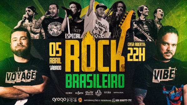 Especial Rock Brasileiro em Porto Velho - Sympla