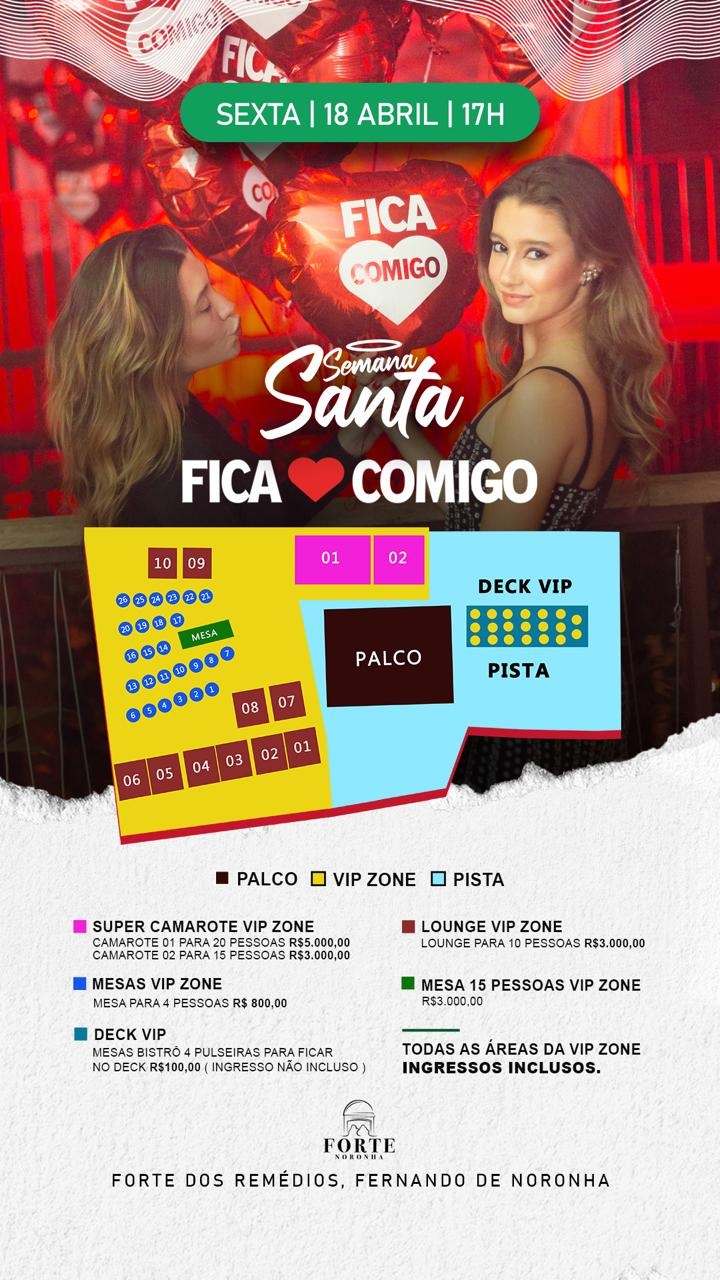 FICA COMIGO - ILHA DO AMOR em Fernando de Noronha - Sympla