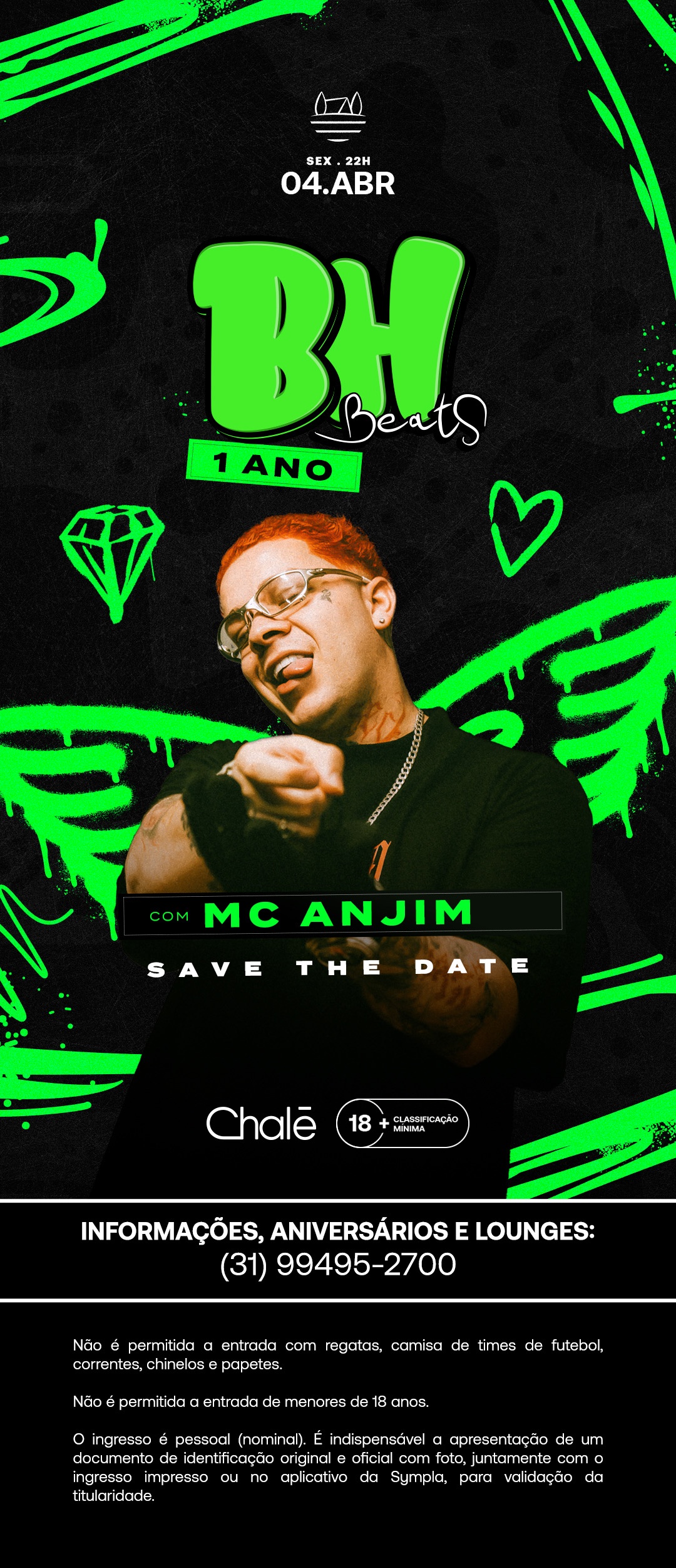 BH BEATS com MC ANJIM (04/04) em Belo Horizonte - Sympla