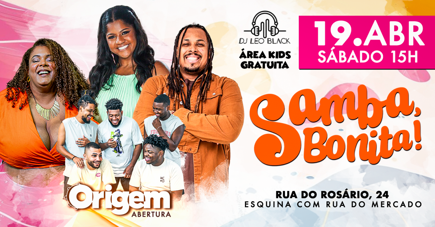 Samba, Bonita! 6ª Edição em Rio de Janeiro - Sympla