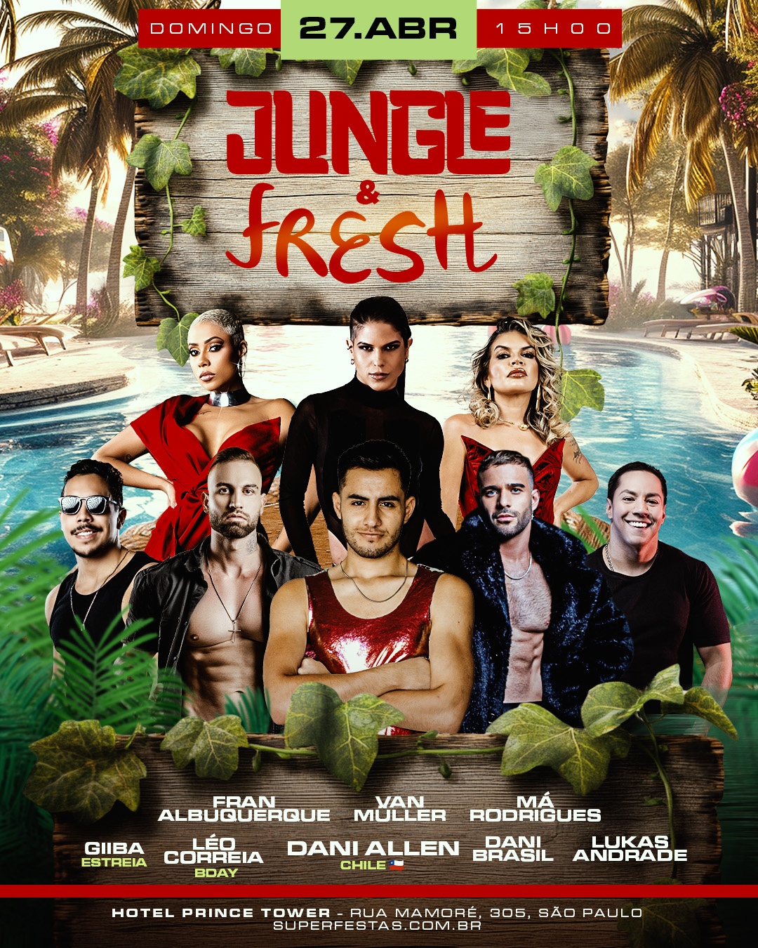 JUNGLE & FRESH - 27/Abril em São Paulo - Sympla