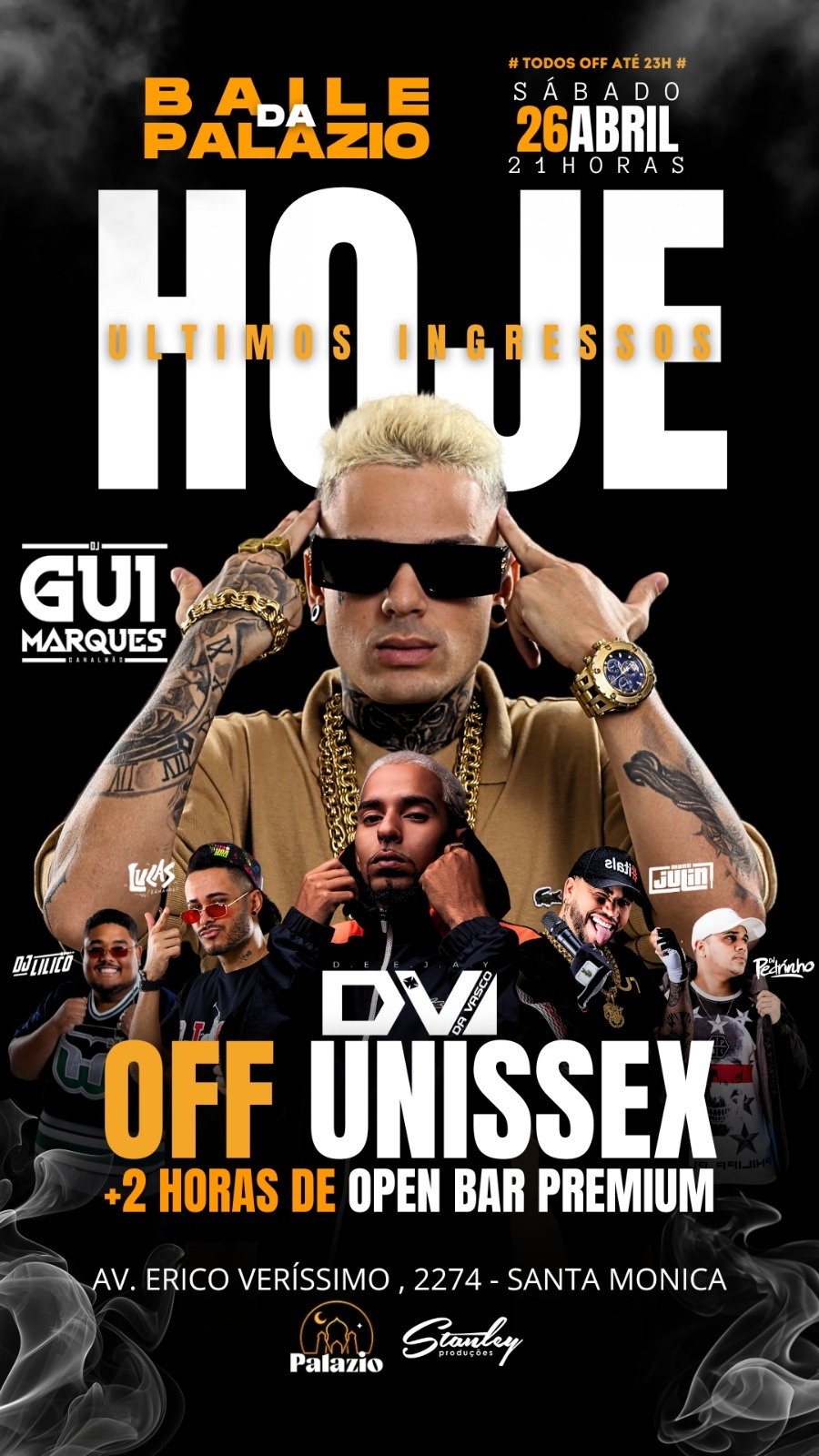 SABADO - BAILE DA PALAZIO | DJ GUI MARQUES + 5 DJS MTG em Belo ...