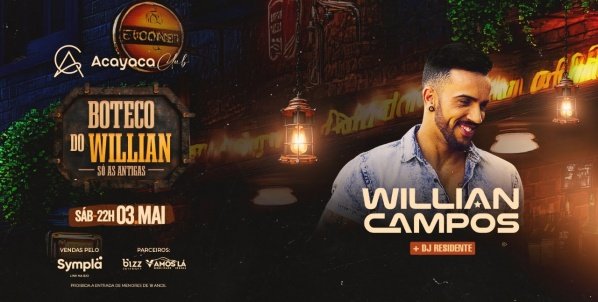 Boteco do William Campos em Diamantina - Sympla