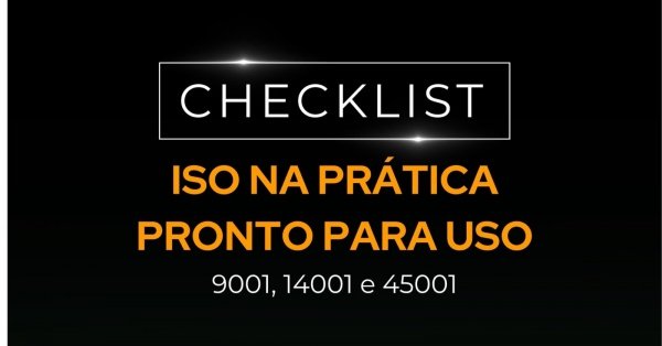 Checklist ISO na Prática - Pronto para Uso - online - Sympla