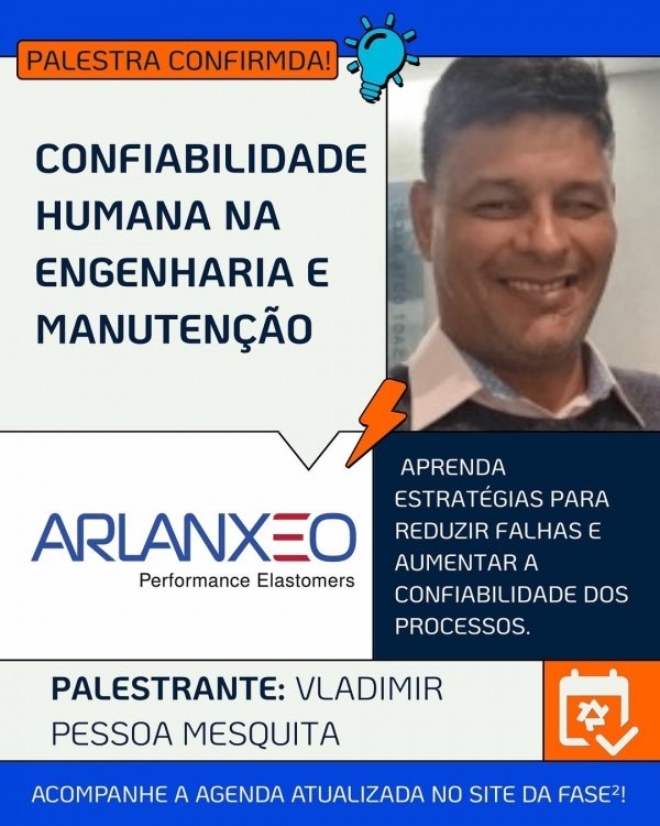 Palestra: Confiabilidade humana na engenharia e manutenção em Recife ...