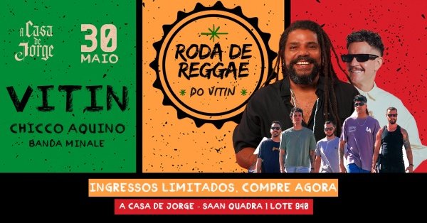 Roda de Reggae do Vitin em Brasília - Sympla