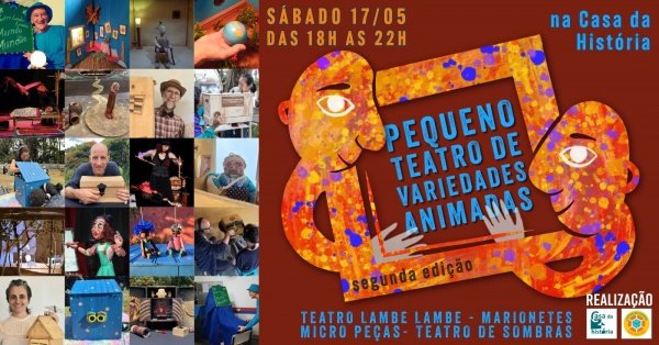 PEQUENO TEATRO DE VARIEDADES ANIMADAS em São Paulo - Sympla