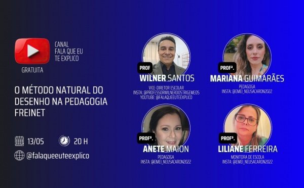 O método natural do desenho na Pedagogia Freinet - online - Sympla