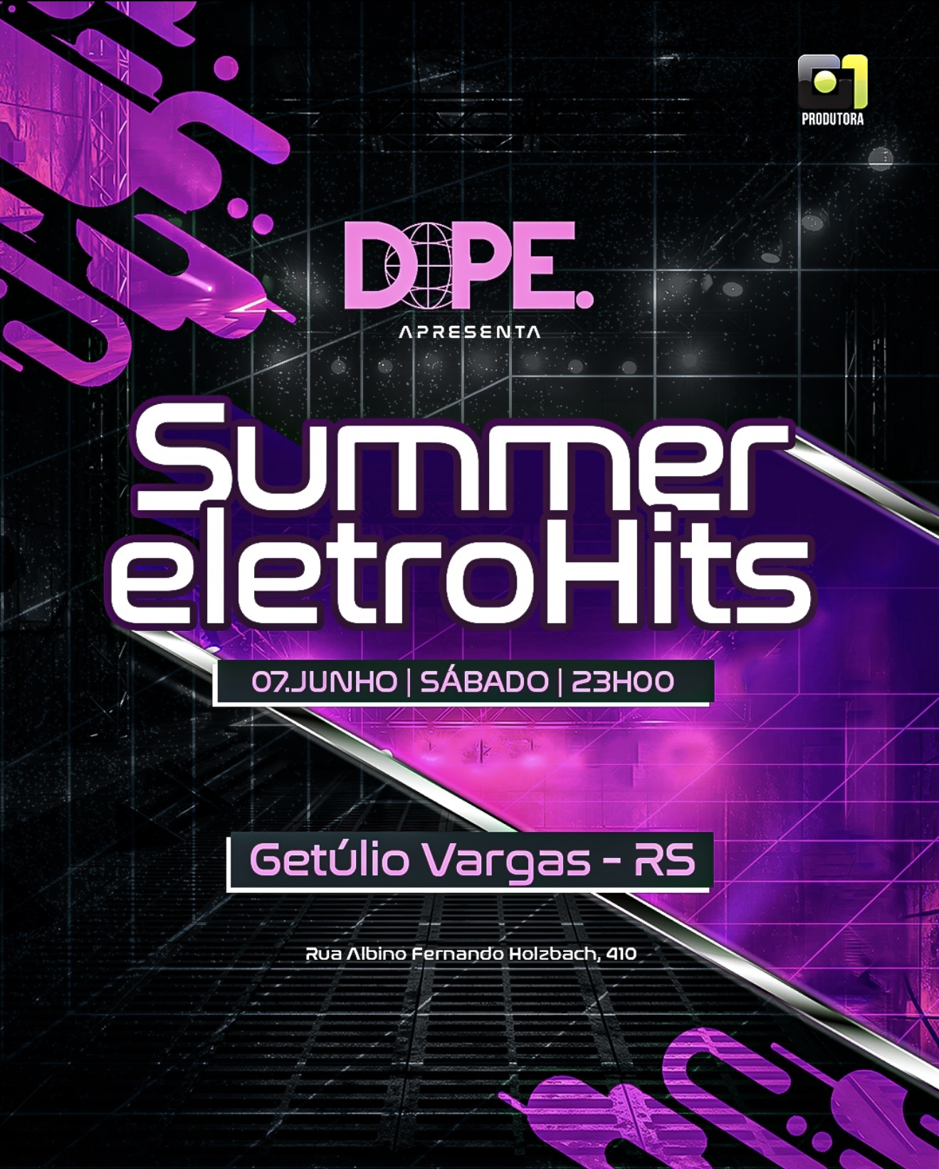 Getúlio Vargas :: Summer EletroHits na DOPE em Getúlio Vargas - Sympla