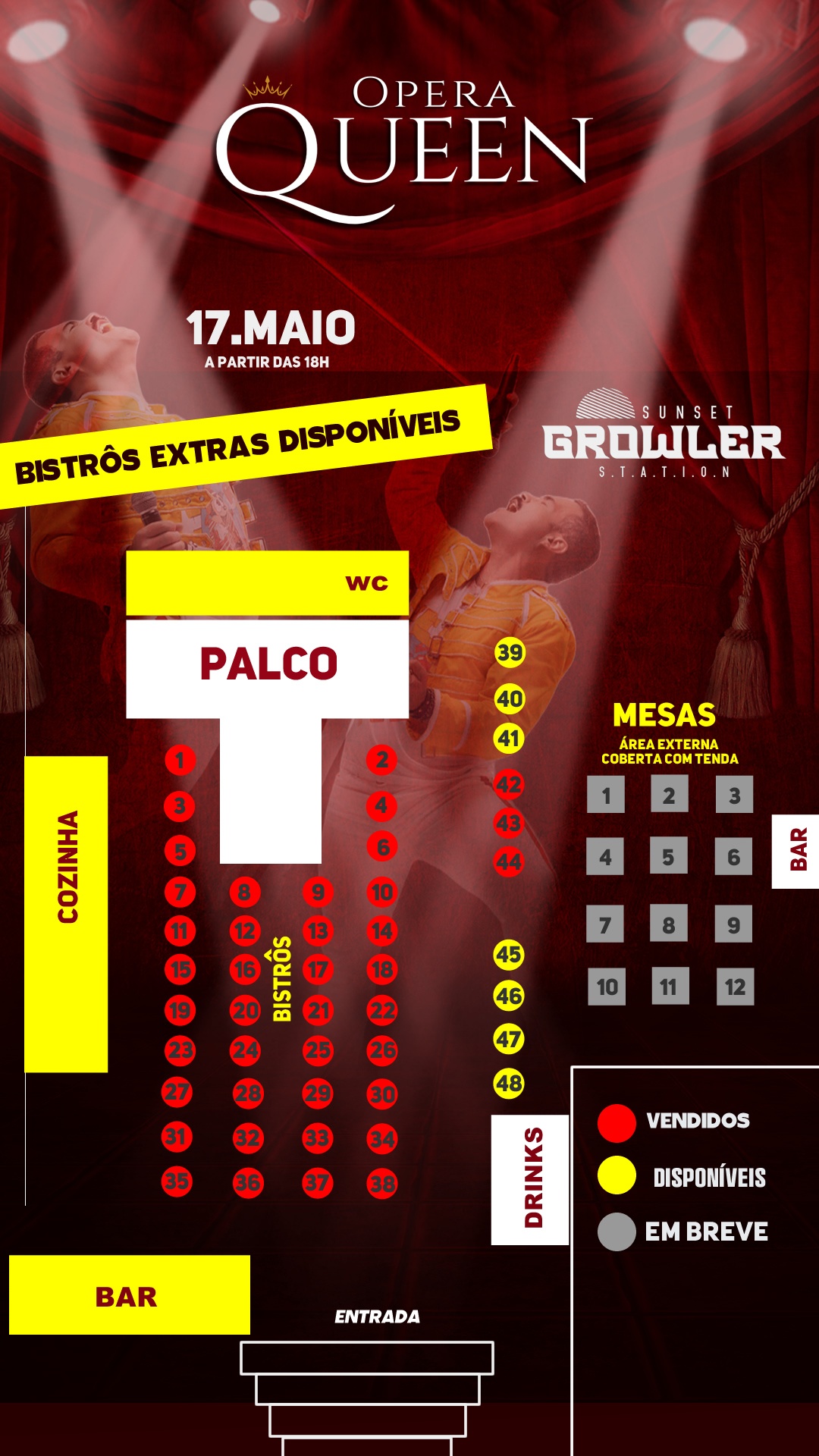 OPERA QUEEN - O MAIOR TRIBUTO A QUEEN DO PAÍS! em Campo Grande - Sympla