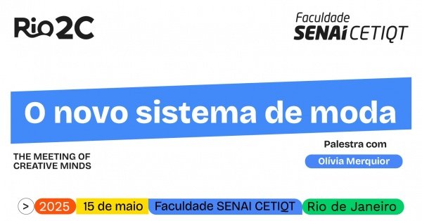 Palestra "O Novo Sistema de Moda" com Olivia Merquior em Rio de Janeiro - Sympla