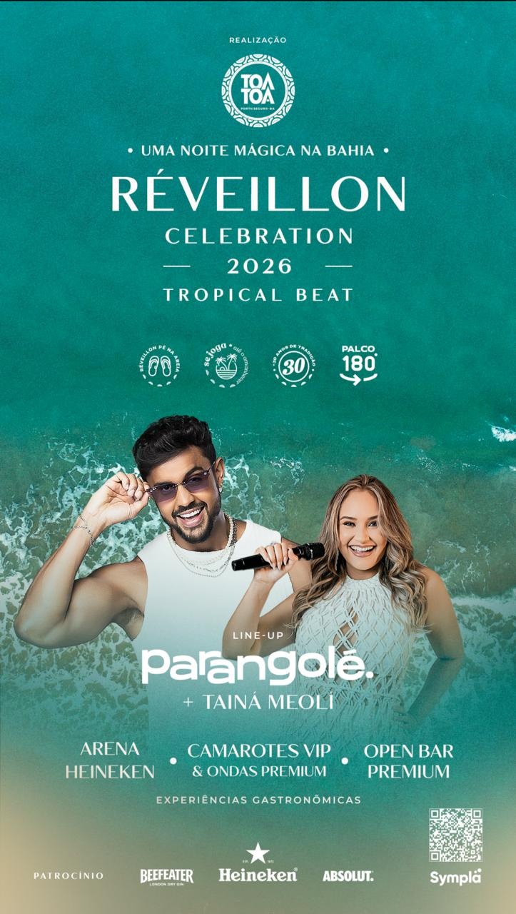 REVEILLON CELEBRATION 2026 - PORTO SEGURO|BAHIA - TÔA TÔA - OPEN BAR E ...