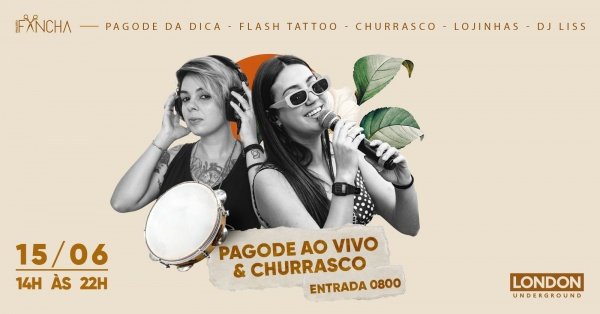 Fancha - Pagode & Churrasco - Entrada 0800 em Rio de Janeiro - Sympla