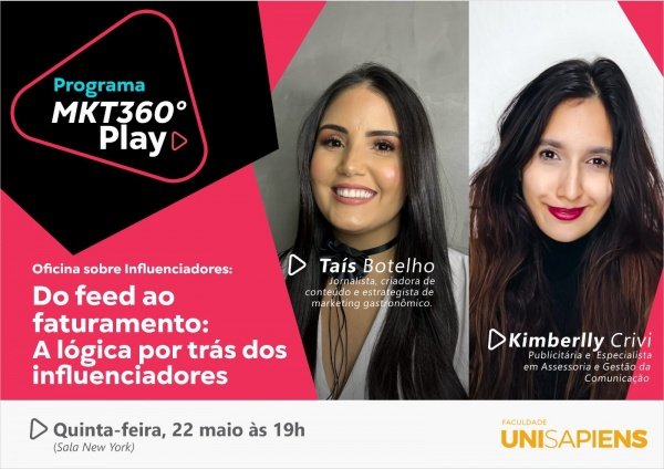 MKT 360° PLAY - Soft e hard skills em gestão de influenciadores digitais em Porto Velho - Sympla