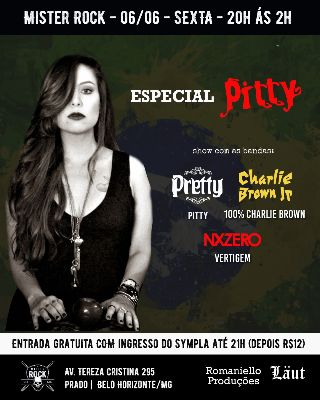 06/06 - Especial Pitty: Pretty (Pitty), 100% Charlie Brown Jr e ...
