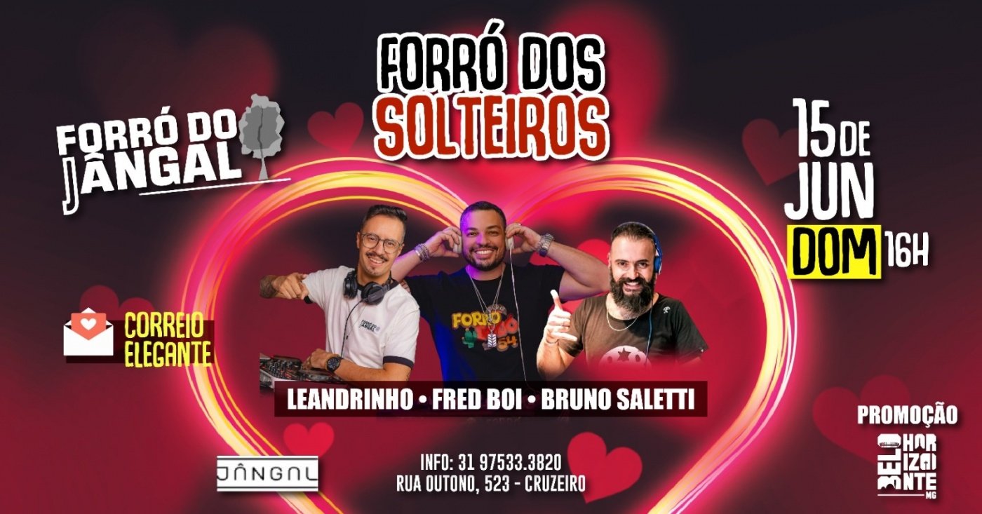 FORRÓ DO JÂNGAL - ED. FORRÓ DOS SOLTEIROS em Belo Horizonte - Sympla