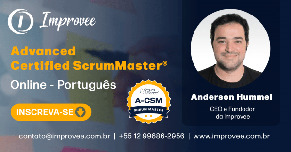 Advanced Certified Scrum Master - ACSM106 | agosto/2025 - online - Sympla