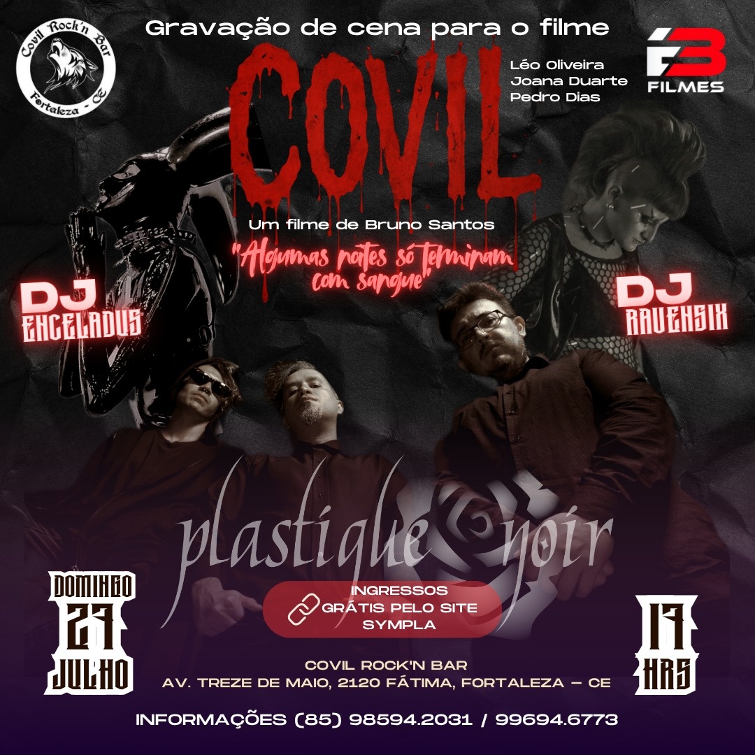Plastique Noir - Gravação Filme Covil | Covil Rock'n Bar - Domingo 27/ ...