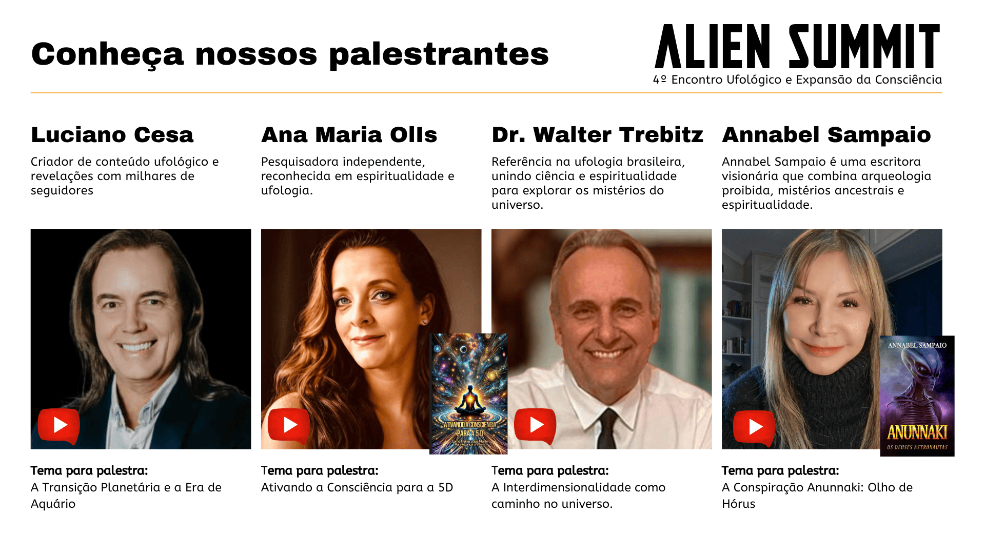 Alien Summit - 4º Encontro Ufológico e Expansão da Consciência em ...