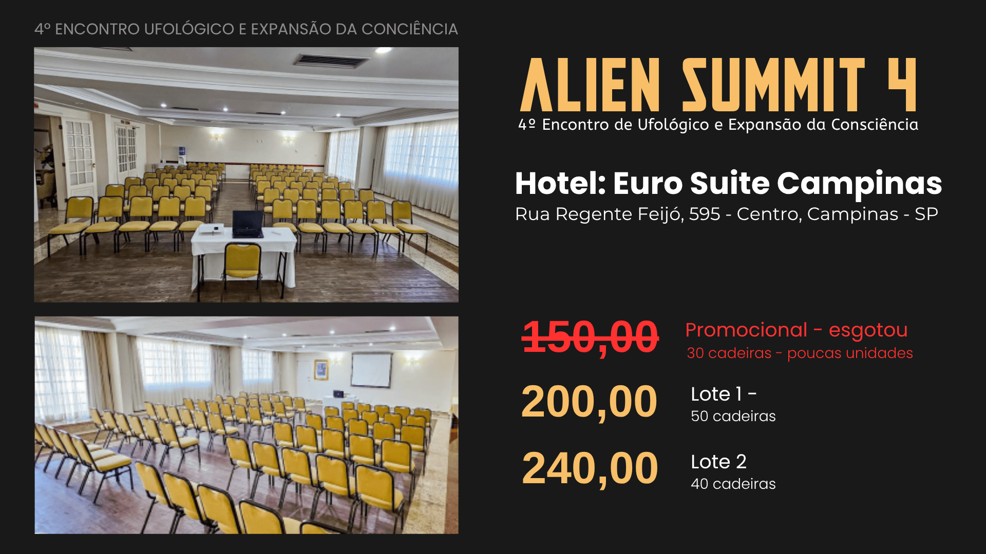 Alien Summit - 4º Encontro Ufológico e Expansão da Consciência em ...