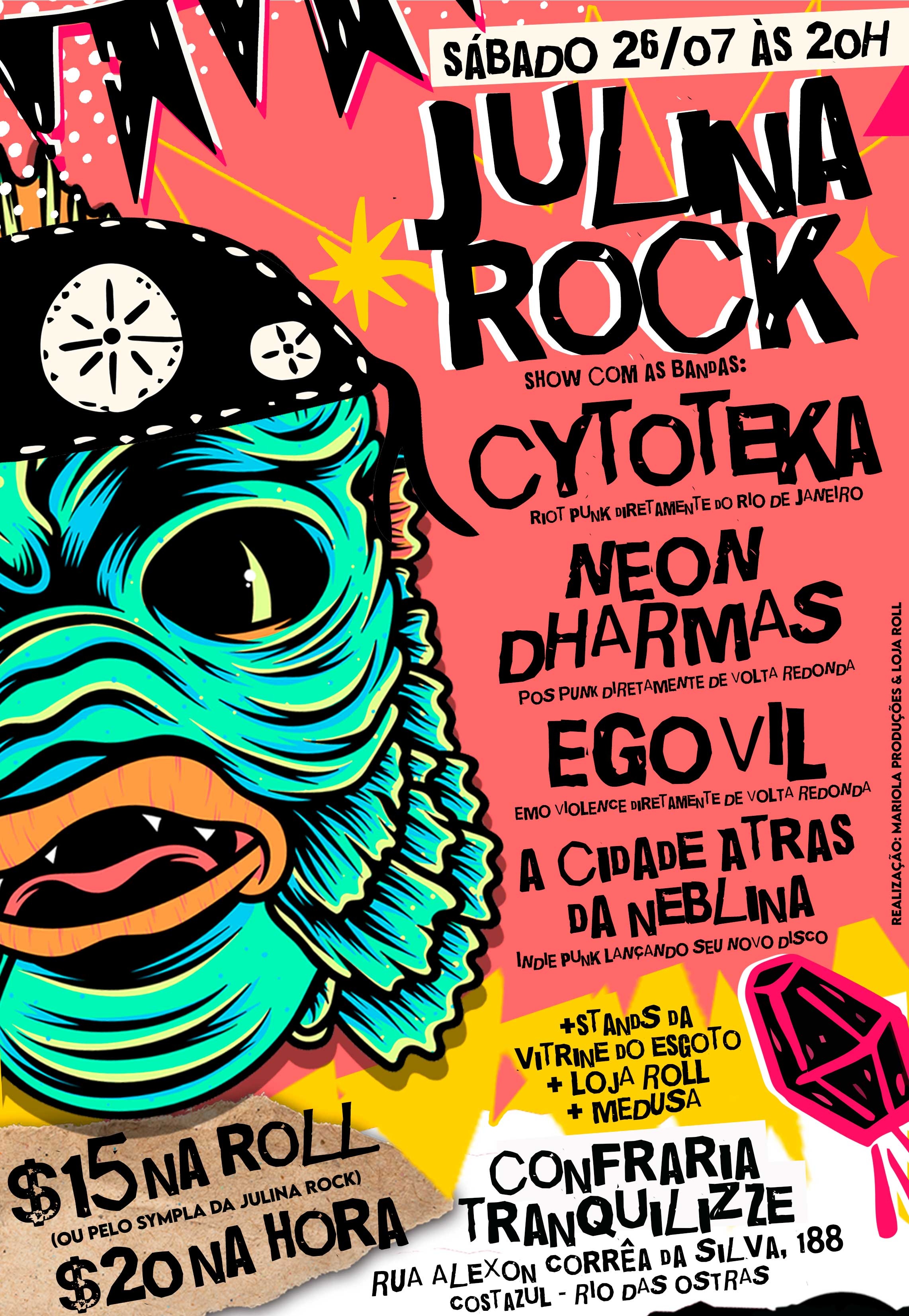 JULINA ROCK em Rio das Ostras - Sympla