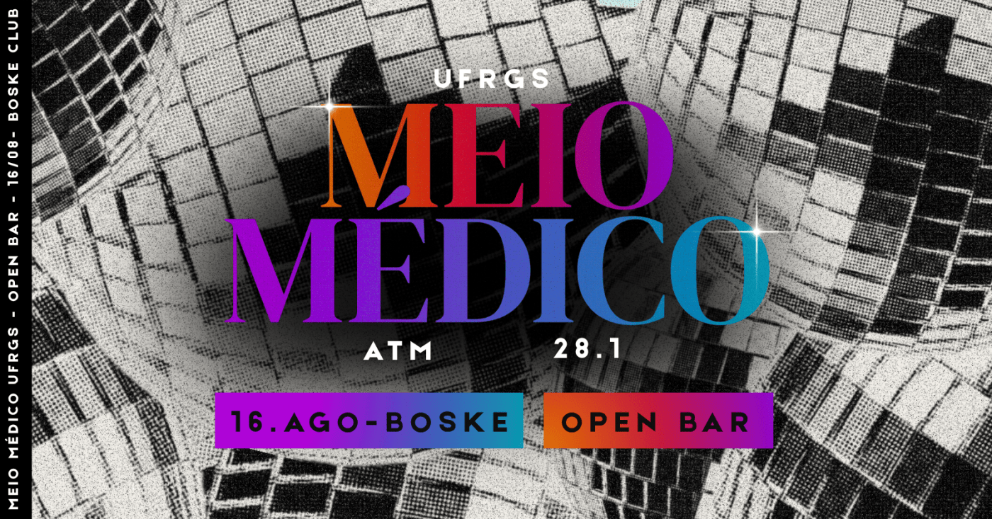 MEIO MÉDICO ATM UFRGS 2028/1 em Porto Alegre - Sympla