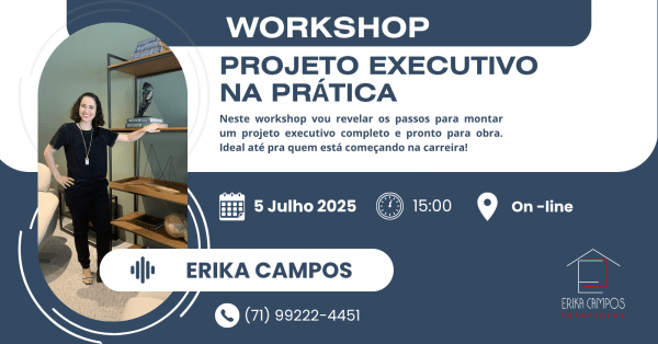 Workshop "Projeto Executivo na Prática" - online - Sympla