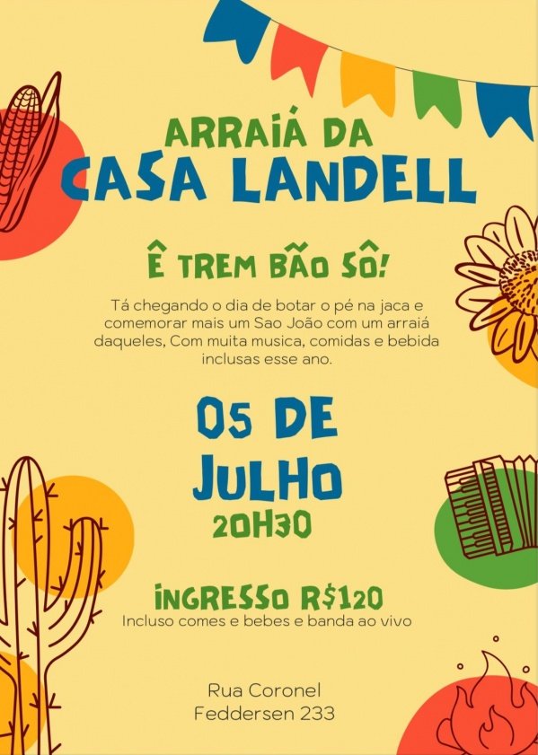 Arraiá da Casa Landell em Blumenau - Sympla