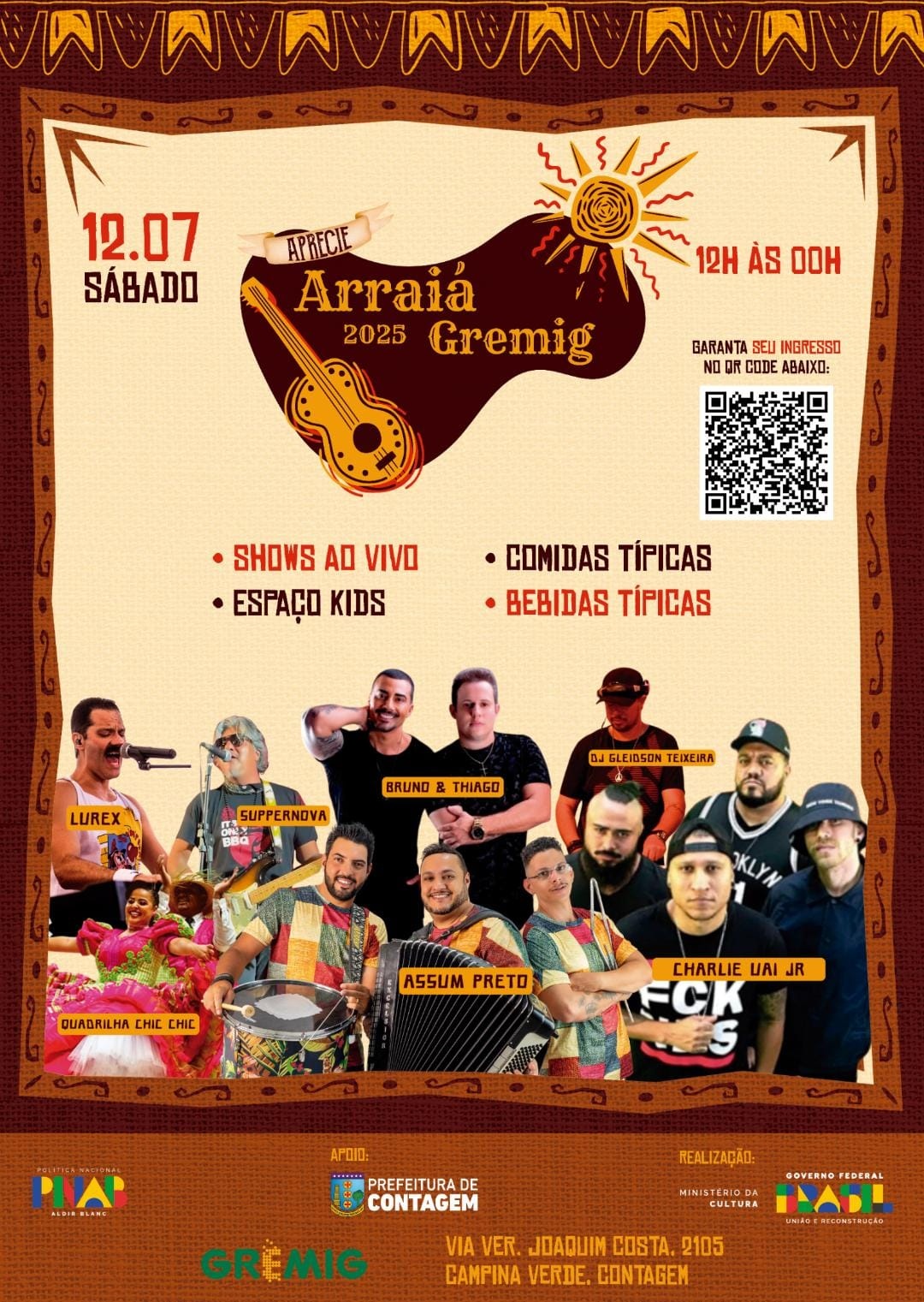 ARRAIÁ GREMIG - APRECIE em Contagem - Sympla