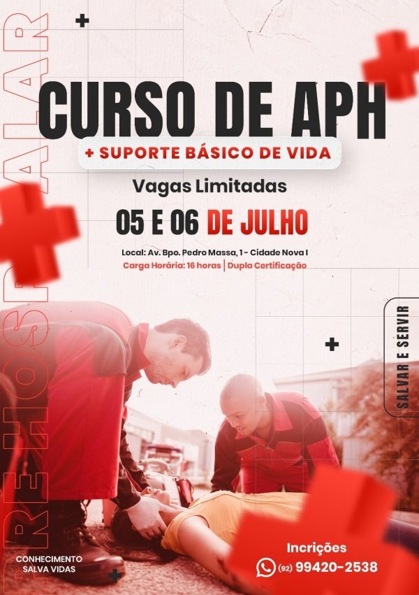 Participe do nosso curso completo de Atendimento Pré-Hospitalar (APH ...