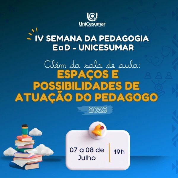 Iv Semana De Pedagogia Ead Unicesumar Online Sympla