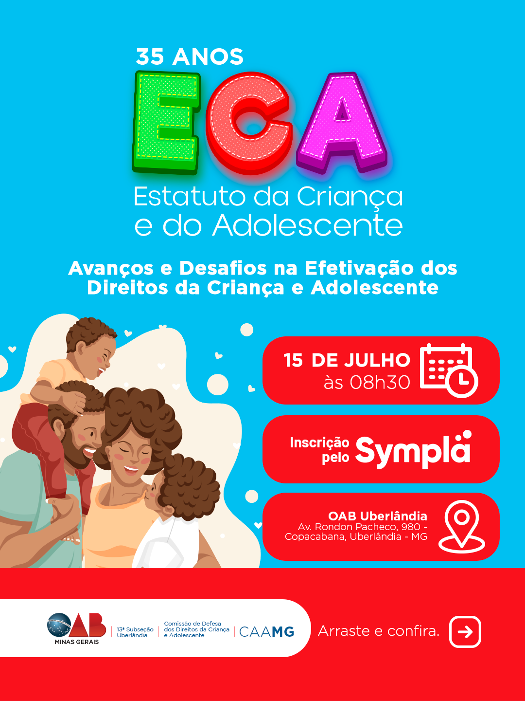 35 ANOS ECA ESTATUTO DA CRIANÇA E DO ADOLESCENTE em Uberlândia - Sympla