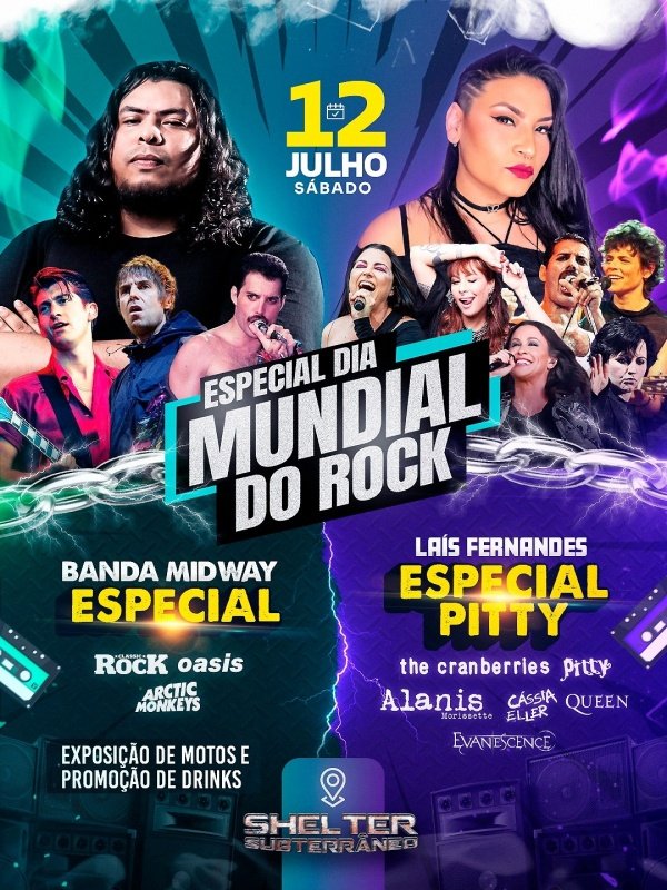 Dia Mundial do Rock em Porto Velho - Sympla