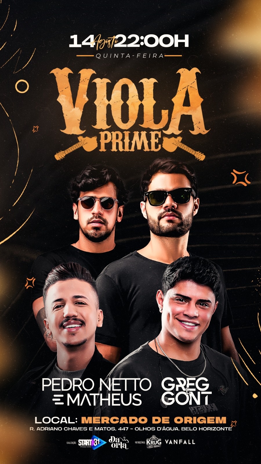 VIOLA PRIME - 14/08 VÉSPERA DE FERIADO em Belo Horizonte - Sympla