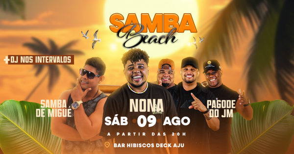 SAMBA BEACH em Aracaju - Sympla