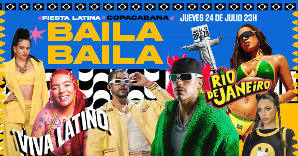 Fiesta Latina Baila Baila | Baile de Reggaeton | Copacabana | 24 de ...