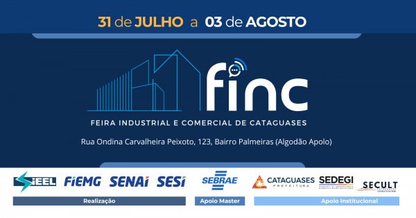 Feira Industrial e Comercial de Cataguases - Finc 2025 em Cataguases - Sympla
