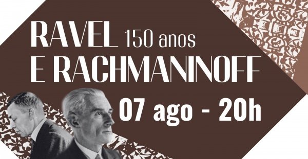 Série Cajueiros: Ravel 150 anos e Rachmaninoff em Aracaju - Sympla