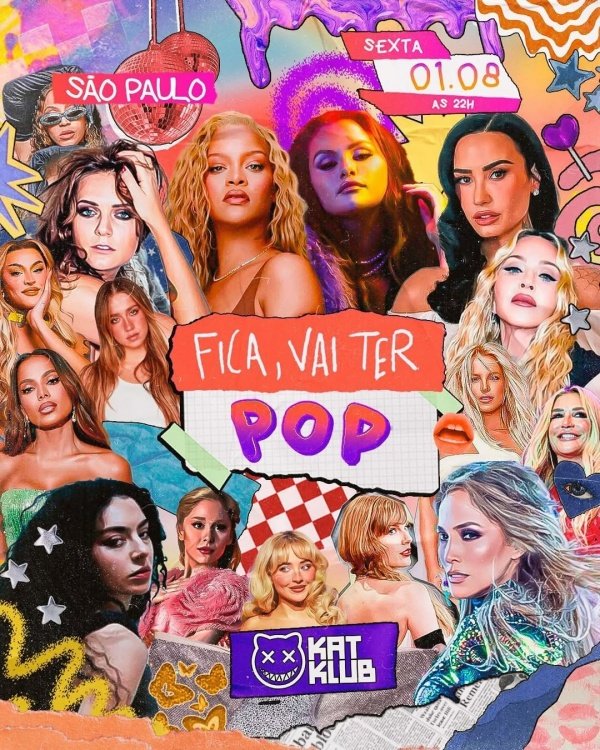 FICA, VAI TER POP! NA KAT KLUB em São Paulo - Sympla