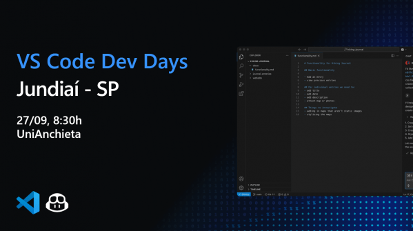 VS Code Dev Days Event | Jundiaí UniAnchieta em Jundiaí - Sympla