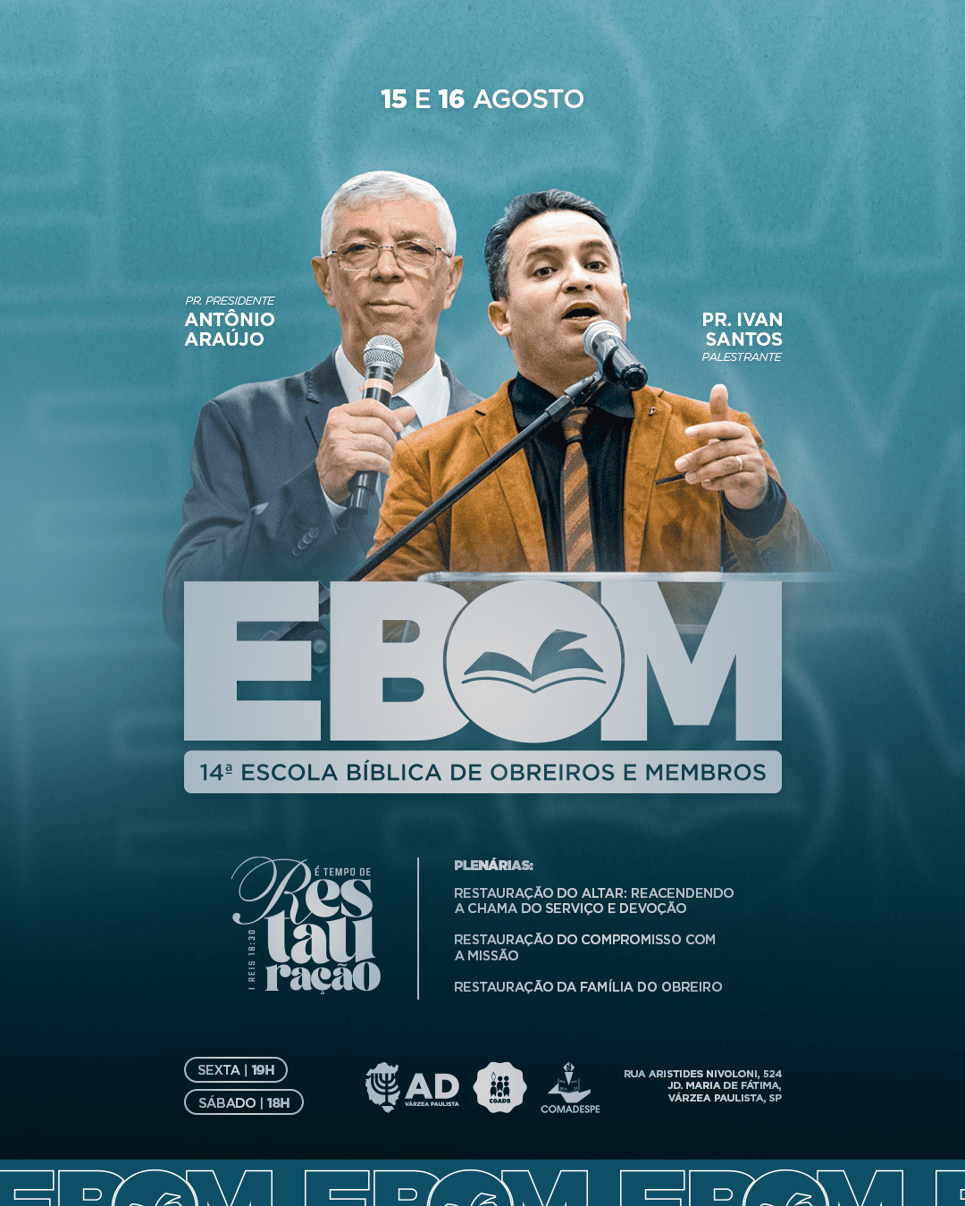 EBOM 2025 - Escola Bíblica de Obreiros e Membros em Várzea Paulista ...