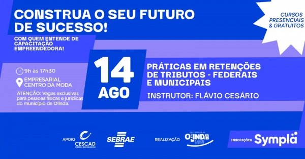 100% GRATUITO Curso Praticas em Retenções de Tributos Federais e ...